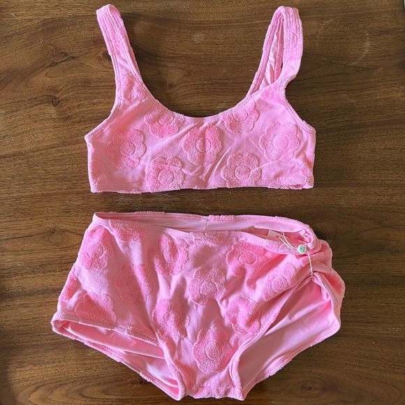 Frankies Bikinis Swim Frankies Bikini X Hailee Steinfeld Pink